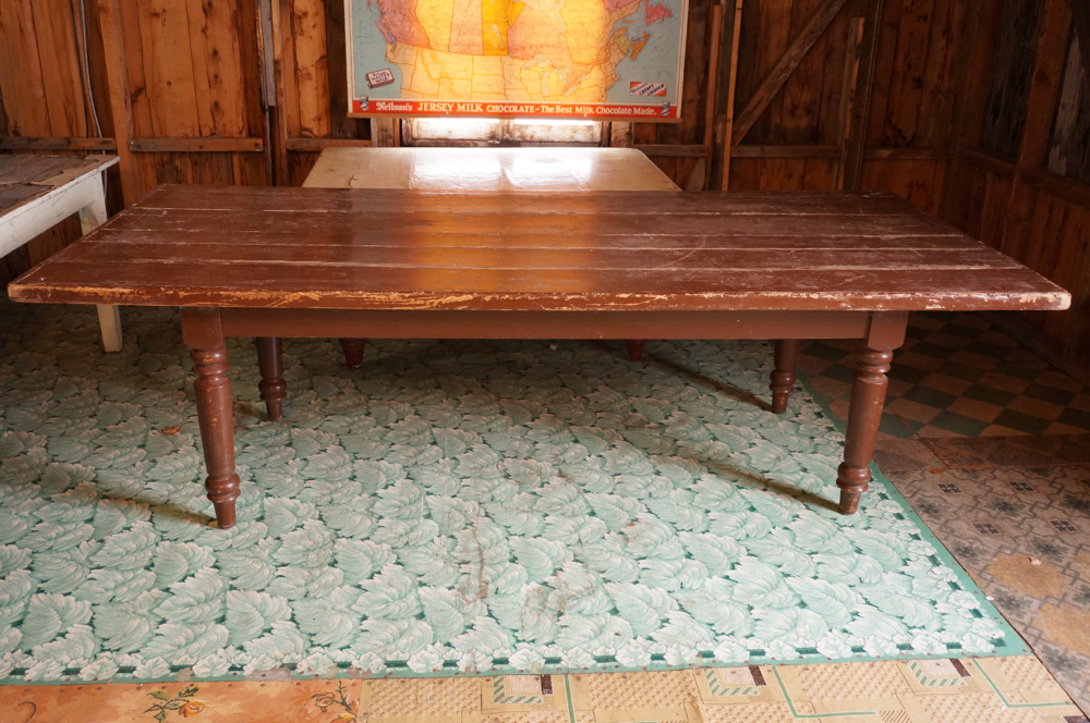 GRANDE TABLE RUSTIQUE – Antiquités Deschambault