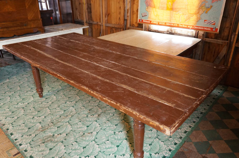 GRANDE TABLE RUSTIQUE – Antiquités Deschambault