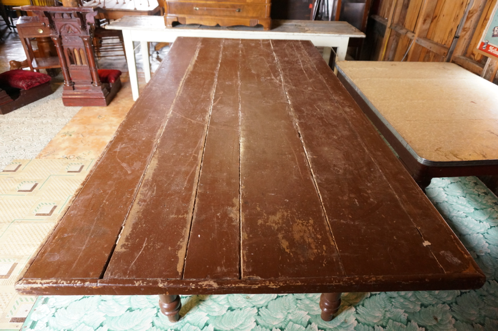 GRANDE TABLE RUSTIQUE – Antiquités Deschambault